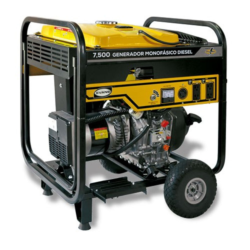 Generador Monofásico Diesel 7000 Watts - Omega Industrial